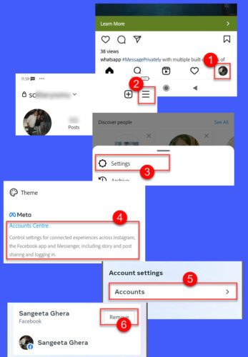 How to Unlink or Disconnect Facebook and Instagram accounts