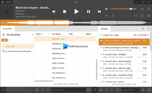 Best free Music Players for Windows 11/10 PC