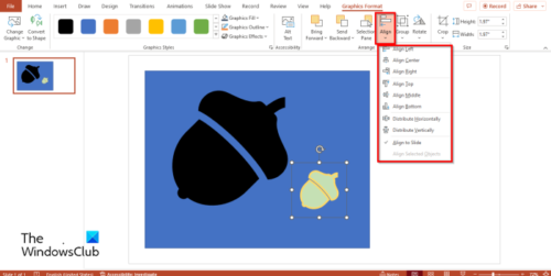 How to use the Graphics Format tab in PowerPoint