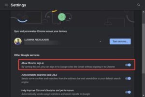 Chrome signs me out every time I close the Browser