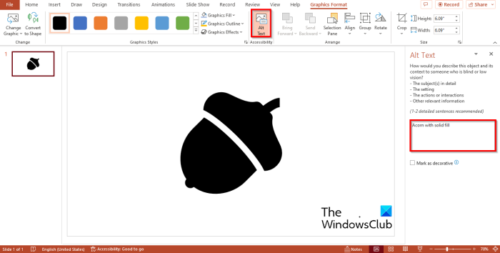 How to use the Graphics Format tab in PowerPoint