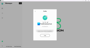 How to use Session Messenger app on Windows PC