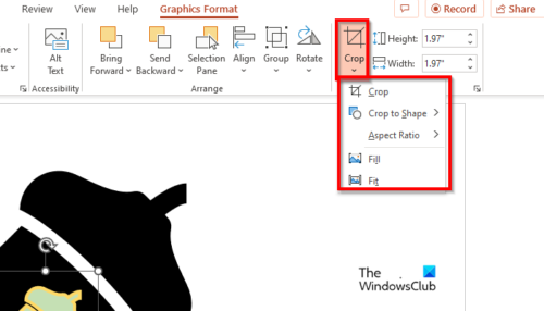 How to use the Graphics Format tab in PowerPoint