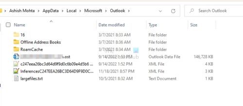 You Cannot Delete This Outlook Data File