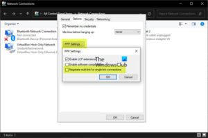 The PPP link control protocol was terminated, Error 734