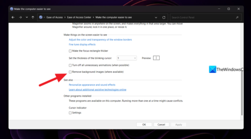 Desktop background or Wallpaper not showing in Windows 11/10