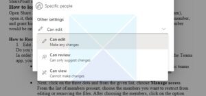 How to Restrict Editing of Uploaded documents in Microsoft Teams
