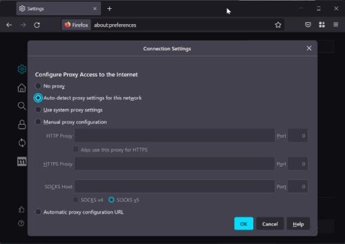 PR_CONNECT_RESET_ERROR on Firefox or Chrome