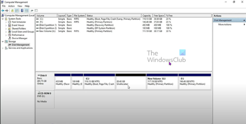 How to allocate Unallocated Space in Windows 11