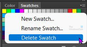 How to create and use Color Swatches in Photoshop