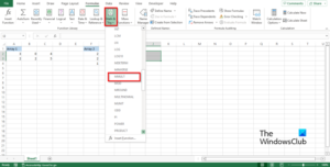 How to use the MINVERSE and MMULT functions in Excel
