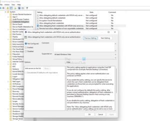 Windows Remote Desktop does not save credentials