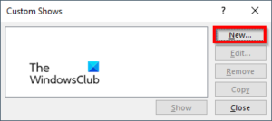 How to create and start a Custom Slide Show in PowerPoint