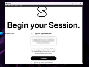 How to use Session Messenger app on Windows PC