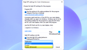 How to change Scaling for Specific Apps in Windows 11