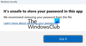 Enable Password Reuse or Unsafe password storage warnings in Windows 11