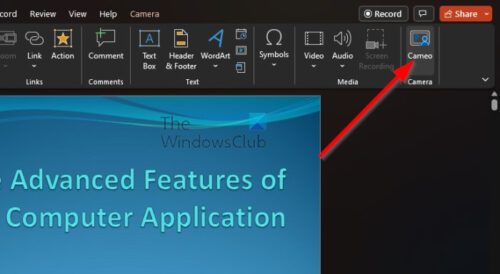 How to add live webcam video to a PowerPoint presentation