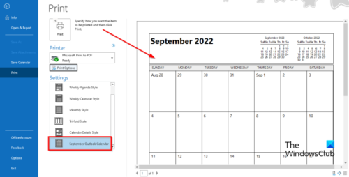 How to add a new Print Style in Outlook