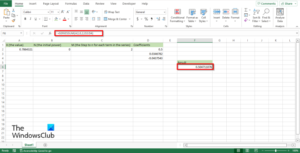 How to use the SERIESSUM function in Excel
