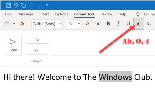 Strikethrough Shortcut: Google Docs, PowerPoint, Sticky Notes, Teams