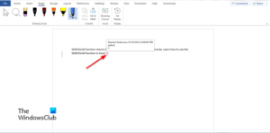 How to use the Action Pen in Word to edit with natural gestures