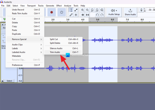 How to use Audacity to edit Audio on Windows PC