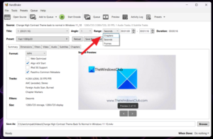 How to compress and trim videos using HandBrake on Windows