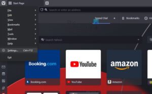 How to change Speed Dial size of Vivaldi browser