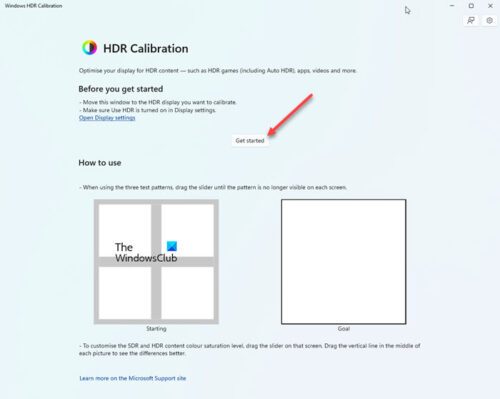 How to use Windows HDR Calibration app