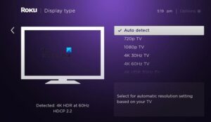 Fix HDCP Error Detected error on Roku devices