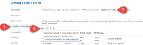 How to apply Shared Mailbox Retention Policy in Office 365