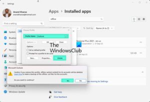 Outlook not opening or working in Windows 11