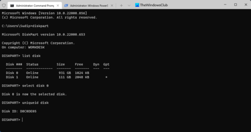 How to find Disk and Volume GUID & List Volume GUIDs per Disk