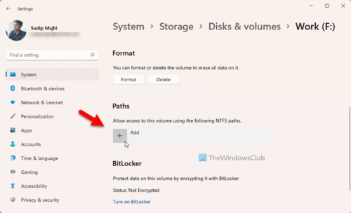 How to mount Drive as Folder rather than Letter in Windows 11