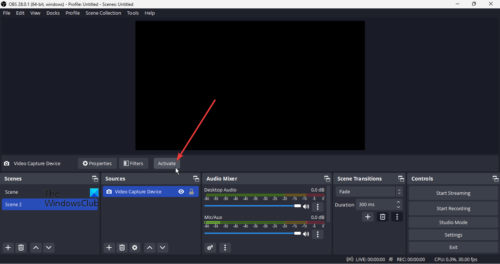OBS Camera Not Showing up or Working in Windows 11/10