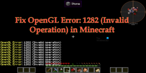OpenGL Error: 1282 (Invalid Operation) in Minecraft