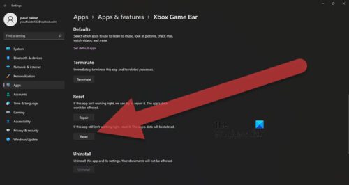 Gaming features aren't available for Windows desktop or File Explorer