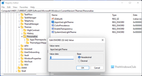 Windows stuck in Dark Mode; How to get out of it?