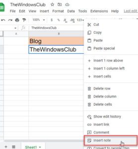 How to add a Tooltip in Excel and Google Sheets