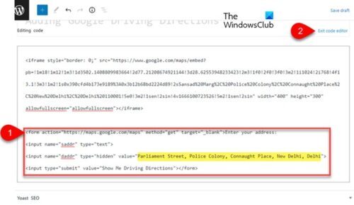 How to add Google Driving Directions to your website