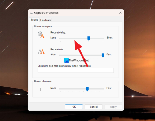 Keyboard typing multiple letters at once in Windows 11