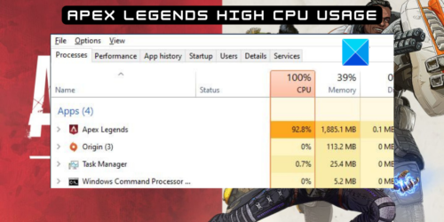 Apex Legends High CPU Usage [Fixed]