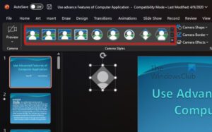 How to add live webcam video to a PowerPoint presentation