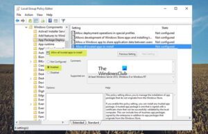 Add-AppxPackage Deployment failed 0x80073CFF, 0x80073CFD