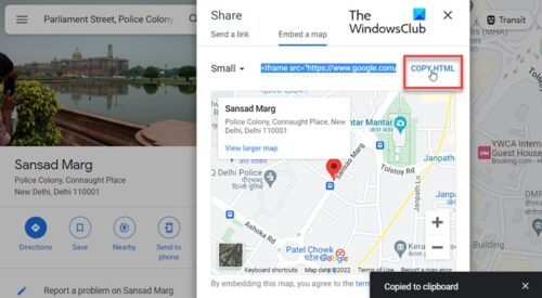 How to add Google Driving Directions to your website