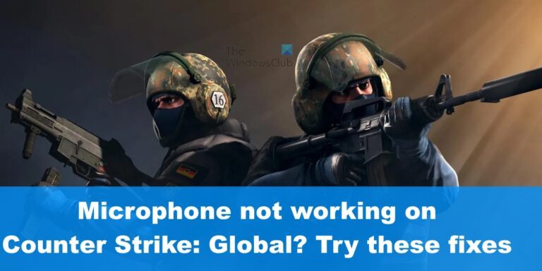 Microphone not working on Counter Strike: Global? Try these fixes