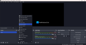 OBS Studio captures a small window instead of full screen