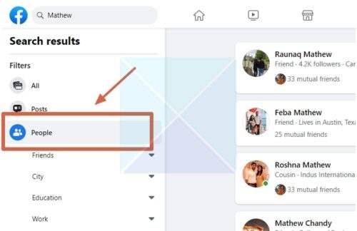 How to Search for People using Facebook