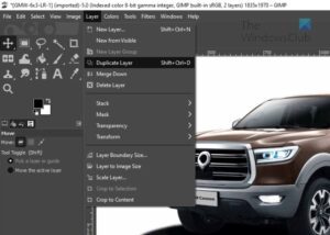 How to mirror images in GIMP using the Flip Tool