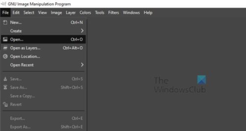 How to mirror images in GIMP using the Flip Tool